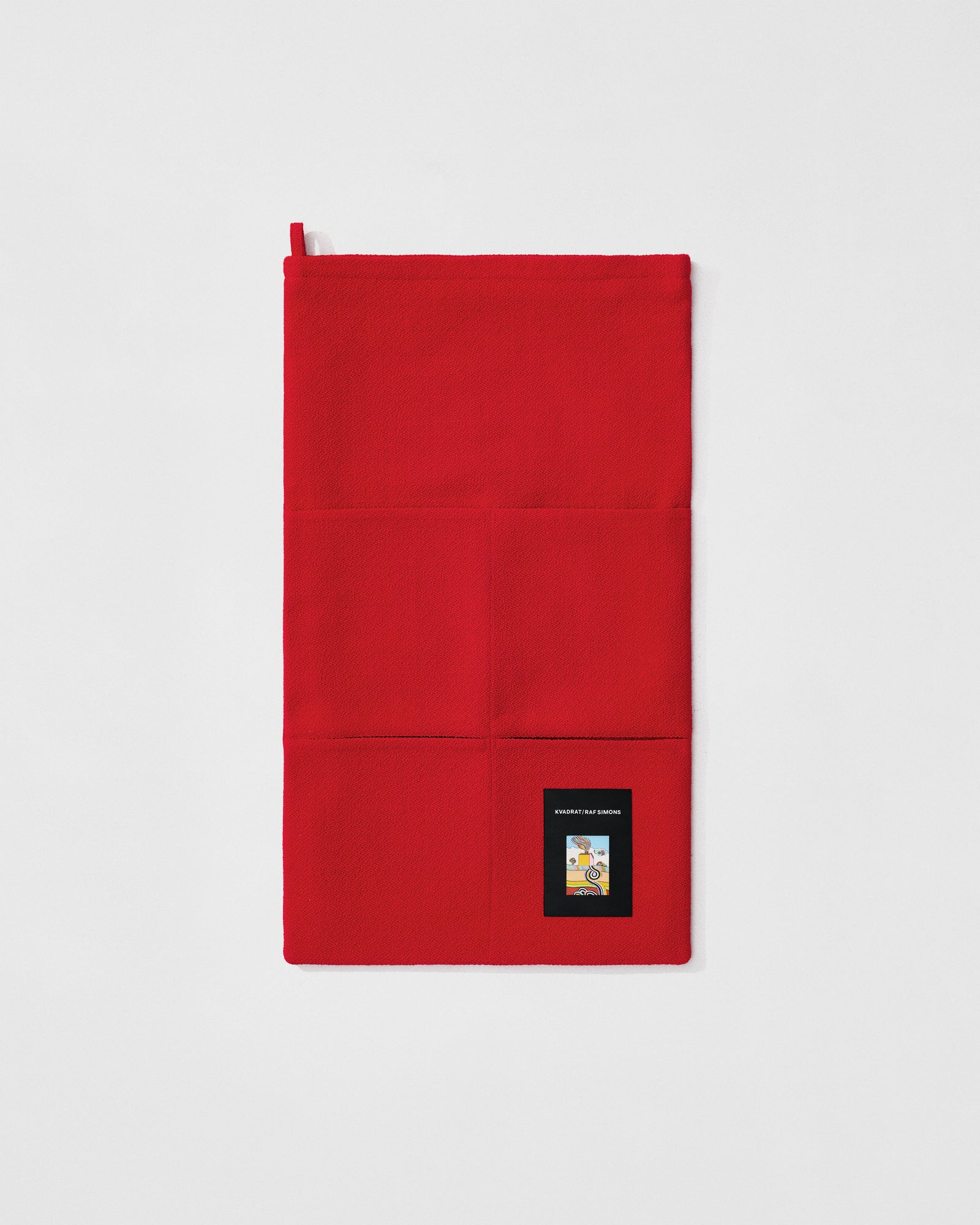 Vidar Wool Storage Bag | Vermillion Red – Kvadrat/Raf Simons